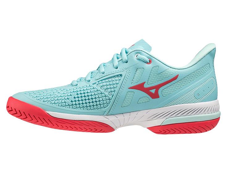 Кроссовки женские Mizuno Exceed Tour 5 (Голубой/Красный/Белый) купить в ...